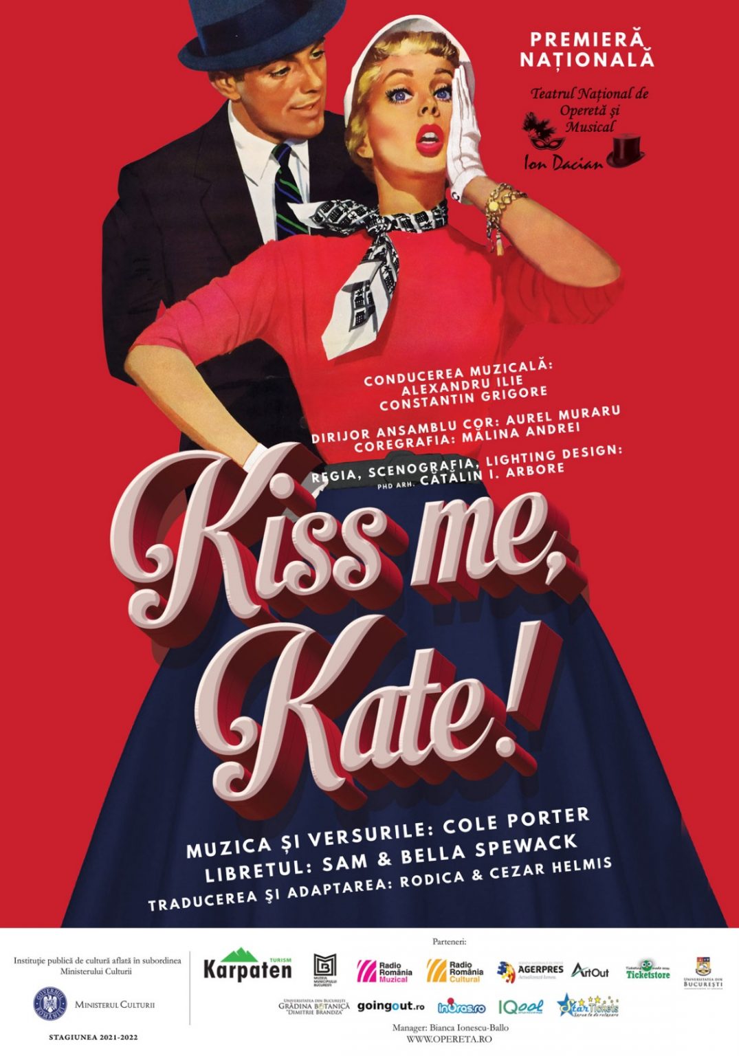 Kiss Me, Kate! – Teatrul Național de Operetă și Musical Ion Dacian