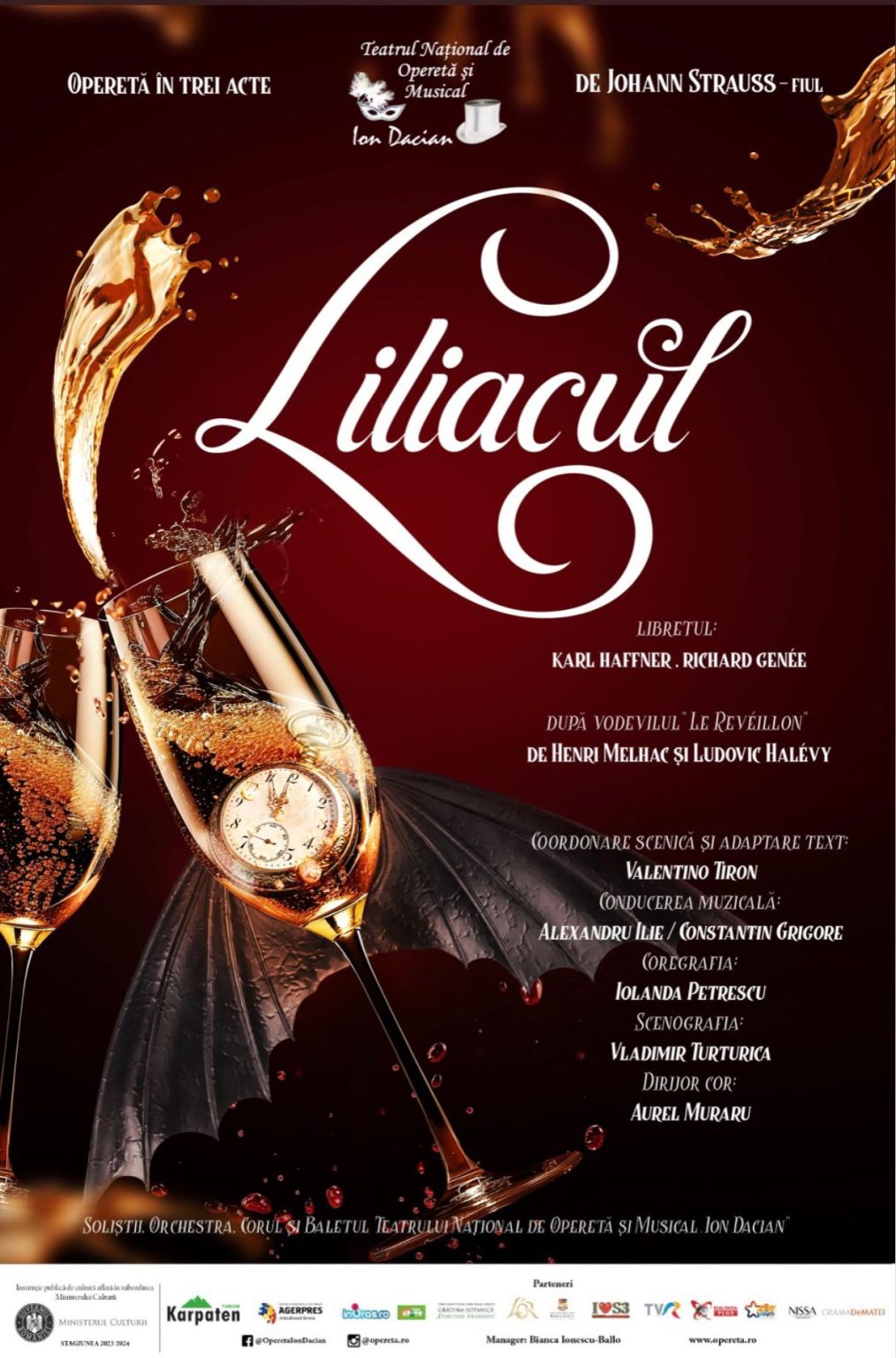 Liliacul – Teatrul Național de Operetă și Musical Ion Dacian