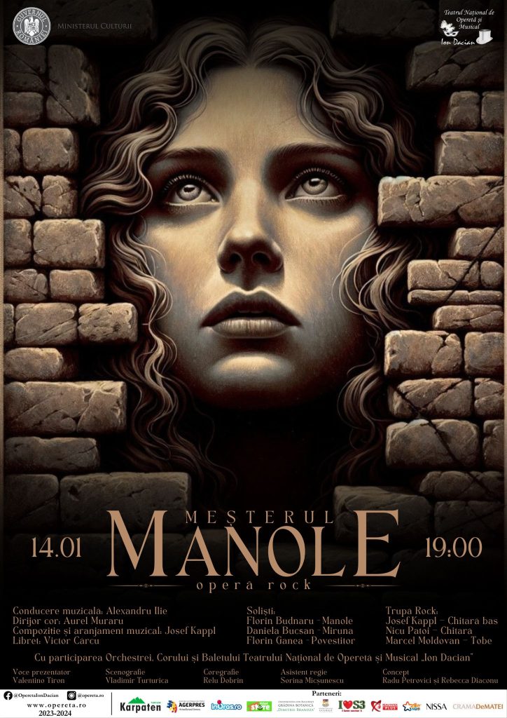Meșterul Manole – Opera rock – Teatrul Național de Operetă și Musical ...